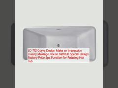 ODM Curved Hot Pedestal Bathtub House 1650 Freestanding Bath For Relaxing