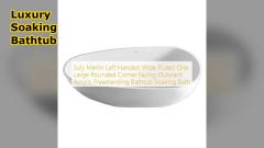 Suly Merlin Left Handed Bathtub Wide Soaking