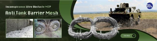 MZP Low-Visibility Steel Wire Mesh deployed in field