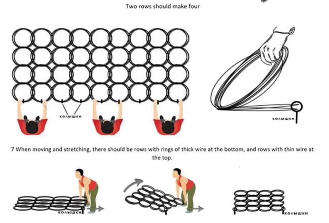 MZP Putanka Anti Tank Wire Barriers Low Visibility Wire Obstacle Anti Tank Wire Barrier Net 2
