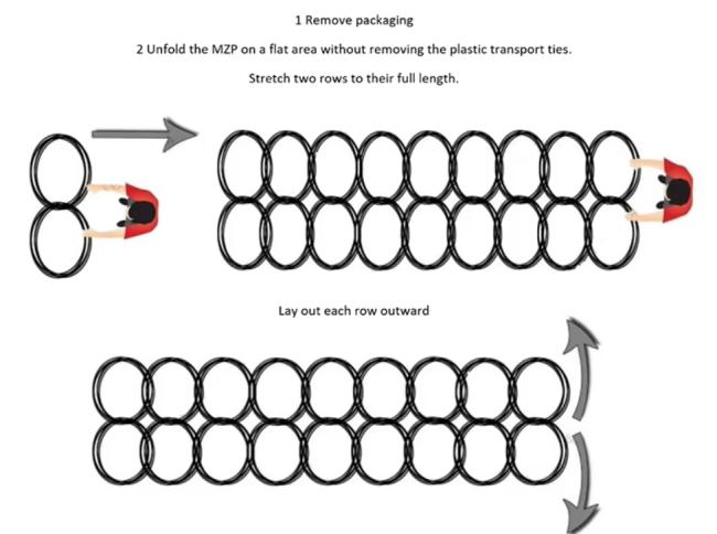 MZP Putanka Anti Tank Wire Barriers Low Visibility Wire Obstacle Anti Tank Wire Barrier Net 1