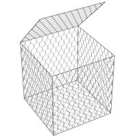 China Galvanized Wire Mesh Retaining Wall Using Gabion Baskets 2.7mm River Protection for sale
