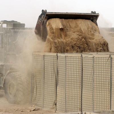 中国 Mil 2砂利充填ミリタリーバリアヘビー亜鉛メッキスクエア溶接メッシュ保護 販売のため