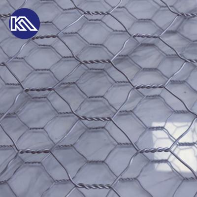 China Galvanized Hexagonal Hole Woven Gabion Baskets Stone Cage For River Wall for sale