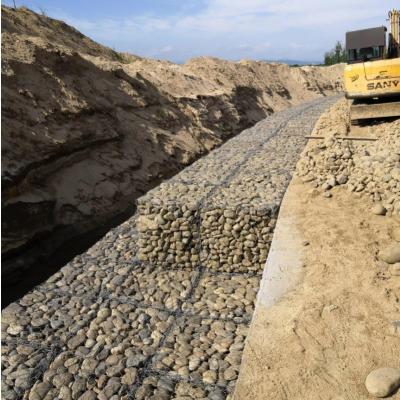 China 27mm Galvanized Gabion Basket For River Protection for sale