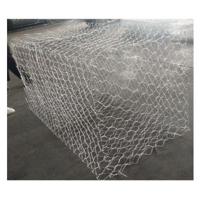 China Rustproof Galvanized Galfan Hexagon Gabion Baskets For Seawall Protection for sale