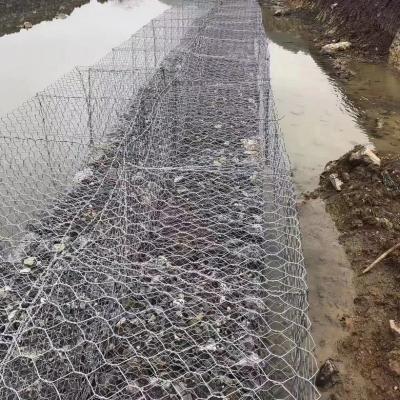 China Standard Q195 Galvanized  Gabion Baskets For Flood Control Retaining Wall for sale