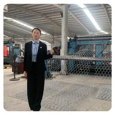 China Hot Dipped Galvanized Material Gabion Stone Cage Easy Install for sale