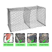 China Soil Retaining Wire Mesh Gabion Box With 3.0mm Wire Diameter for sale