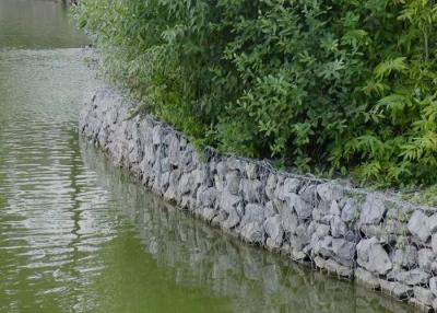 China Coffres en gabion tissé hexagonal Q235 Boîtes en pierre pour la protection et le soutien des pentes for sale