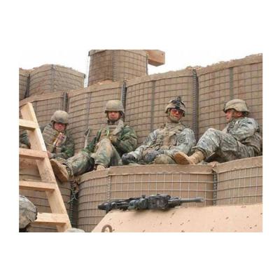 中国 電流を通された熱いGeotextileが付いている軍の防御的なHESCOの障壁箱を溶接した 販売のため