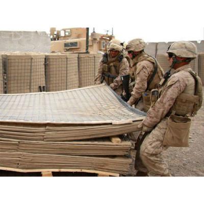 中国 低炭素の鋼線は射撃分野のための75*75mmの軍の防御的な障壁を溶接した 販売のため