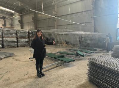 China 4.0 Mm Defensive Hesco Bation Barrier Sand Bag For Wall Barrier Perimeter Protection Security Construction for sale