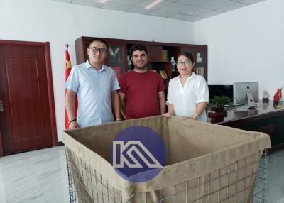 Cina Anti-corrosione pesante galvanizzato Gabion Hesco Barriera Barriere difensive per parete di sostegno di emergenza in vendita