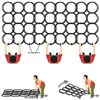 China KN Factory Tank Barrier Wire Mesh Tank Track Wrapping Battlefield Defense Works Wire Winding Net for sale