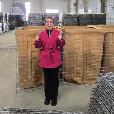 中国 ミル 1 ヘスコ バリア 1.37m x 1.06m x 10m 鋼鉄の防水 販売のため