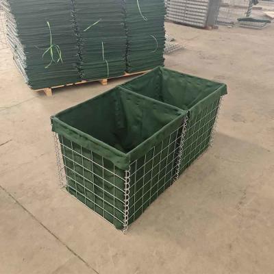 China Galvanized Steel Army Defensive Barrier Wall For Flood Prevention for sale