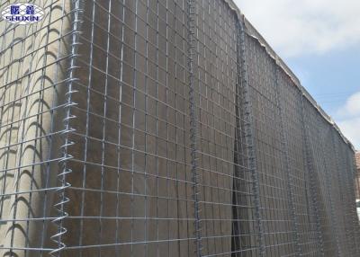 Chine Certification militaire faite sur commande d'OIN du grillage soudée par Hesco 5mm de boîte de Gabion à vendre