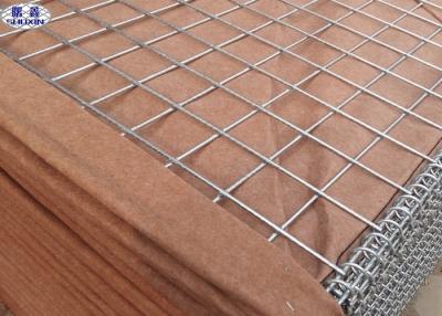 중국 Gabion 상자 효과적인 보호가 브라운 군 Gabion 상자에 의하여, Hesco 장벽 직류 전기를 통했습니다 판매용