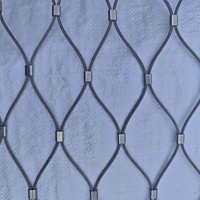 China Battlefield Defense Woven Anti Drone Netting Stainless Steel Rope Netting for sale