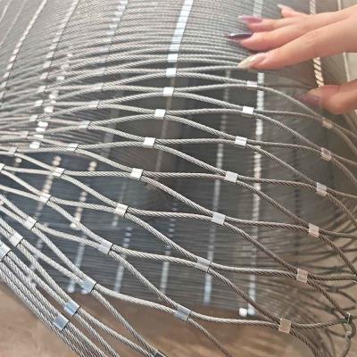 China Open Air Protective Stainless Steel Rope Anti Drone Mesh Resistant To Rust for sale