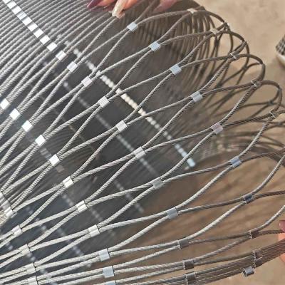 China Defensive Stainless Steel Rope Mesh Anti Drone Netting Antirust Treatment for sale