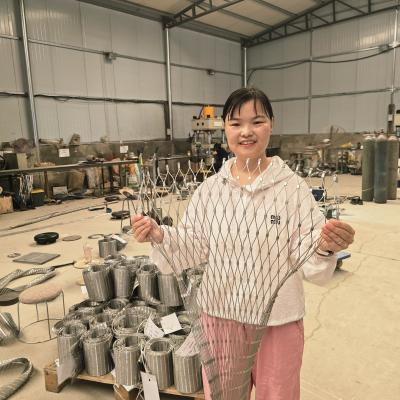 Chine Filet anti-drone flexible pour enclos de zoo, 1 mm, maillage de sécurité en câble d'acier inoxydable à vendre