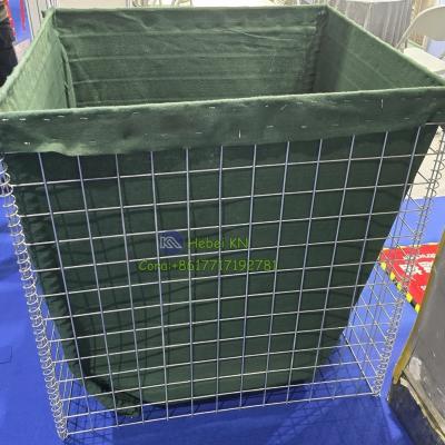 China Customize Sand Fill Welded Gabion Fence Barrier High Strength Sandbag Defensive Bastion Wall Barrier for sale