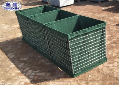 Galvanized Gabion Box Geotextile Lined Feature For Preventing Explosion