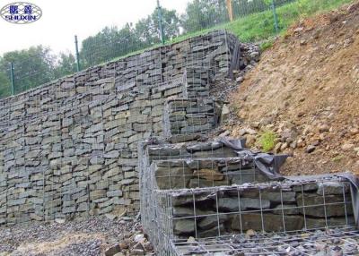 China Economic Welded Mesh Gabions / Retaining Wall Gabion Cages 3 Years Warranty for sale