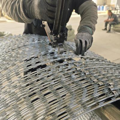 China Highly Ductile Anti-Climbing Corrosion-Resistant Razor Barbed Wire Mesh for Security Fence for sale