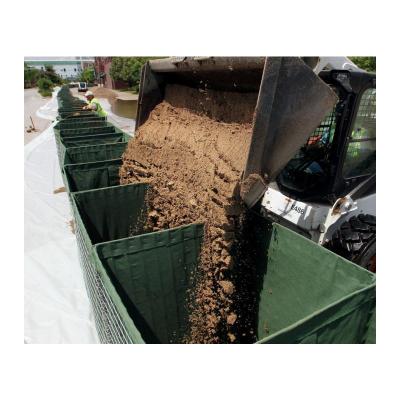China High Strength Barrier Sandbags Defensive Barrier Bastion Dirt Filled Wall for sale