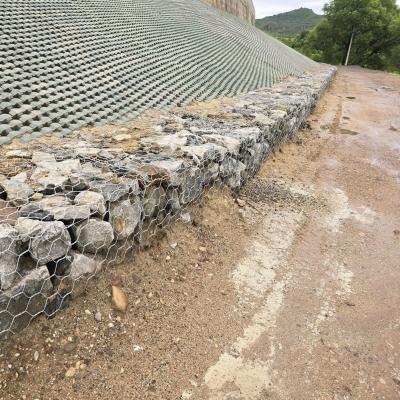China Galfan + PVC Coated Gabion Box for River Bank Retaining Wall Protection Fence for sale