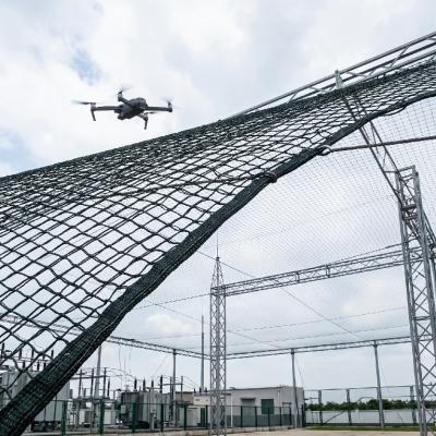 China Industrial Overhead Netting | Flame-Retardant Nylon Anti-Drone Netting for sale