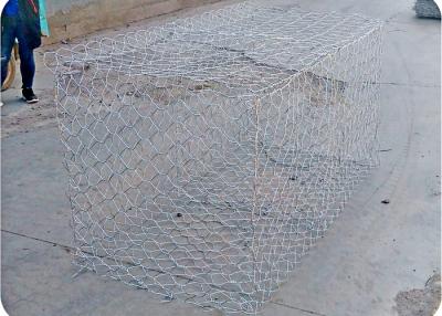 China Double Twisted Type Stone Filled Gabion Basket Hot Dipped Galvanized for sale