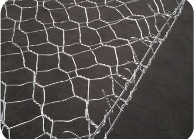 China Double Twisted Type Stone Filled Gabion Basket Hot Dipped Galvanized for sale