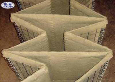 China Flood Hesco Defensive Barriers Hot Dipped Galvanized Security Wire Container for sale