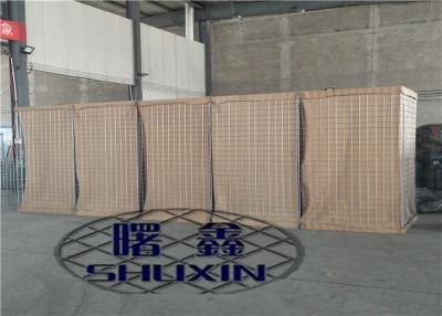 China 5 Cells Hot Dipped Galvanized Hesco Bastion Barrier for sale