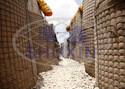 中国 携帯用溶接正方形の軍の障壁3x3のインチ7.62x7.62cm 販売のため