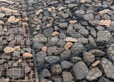 중국 2.0mm Pvc Coated Bridge Protection Woven Gabion Baskets 판매용
