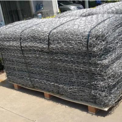 China Retaining Wall Box Ce Small Gabion Baskets 80x100mm Hexagonal Wire Mesh for sale