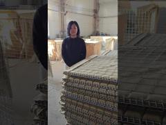 Geotextile에 의하여 일렬로 세워지는 모래에 의하여 채워지는 장벽, 비상사태 치수 장벽