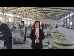 Hot-Dip Galvanized Razor Barbed Wire BTO-22 500mm Coil Diameter 30m Per Roll