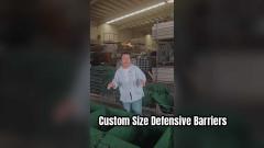 Defensive Barrier Customized Product Size Display