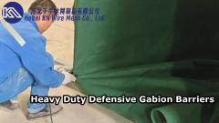 Heavy Galvanized Wire Mesh Weld Gabion Barriers System Defensive Barrier