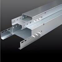 Quality 50mm GS Metals Cable Tray Straight Slot Enclosed Galvanised Steel Cable Tray for sale