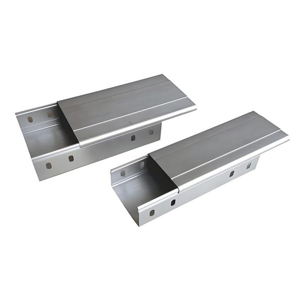 Quality High Corrosion Resistance Aluminum Cable Tray With Straight Slot Type for sale