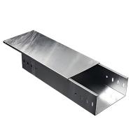 Quality Customizable Height Slotted Cable Tray 3m with Silver Finish and Fire Resistance for sale