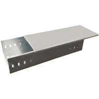 China Wall Mount Solid Bottom Type Cable Tray Silver Suitable For Various Environments for sale