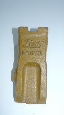 China Yellow Mini Excavator Tooth HRC 48 - HRC 52 Small Bucket Teeth For Excavator SY75 for sale